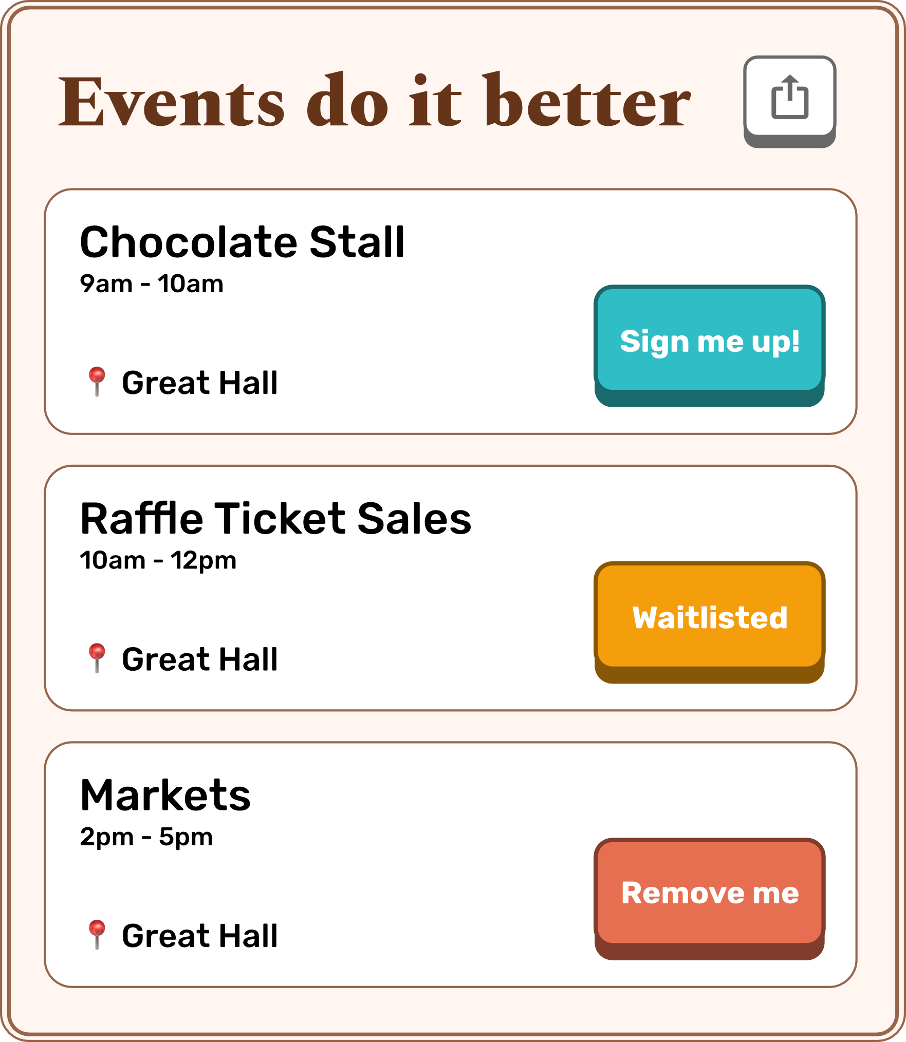 Signup Zone